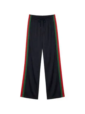 Gucci Web Deatail Trousers - Multicolor
