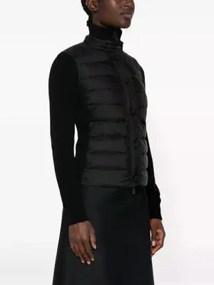 Moncler Quilted Panel-knit Jacket