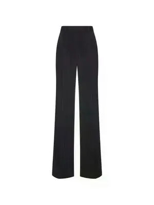 Saint Laurent Pants In Chalk-stripe Wool