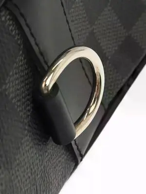 LOUIS VUITTON Pm Tadao Damier Graphite Tote Bag - Grey
