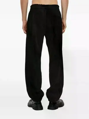 POST ARCHIVE FACTION Ribbed-knit Track Pants