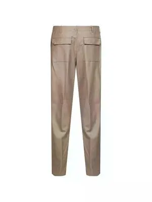 Etro Plain-coloured Wool Flannel Trousers