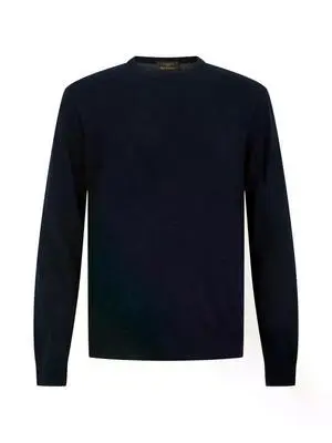 SLOWEAR Crew-neck Knitted Sweater - Blue