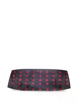 Dolce & Gabbana Polka-dot Pleated Cummerbund