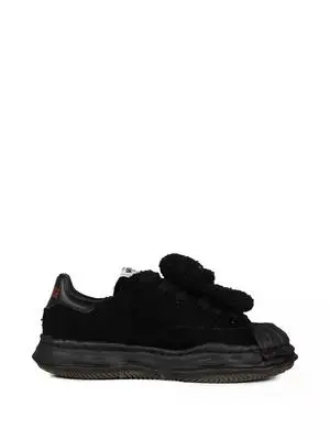 Mihara Yasuhiro X Pink House Blakey Og Sole Chenille Embroidey Low-top Sneakers - Black