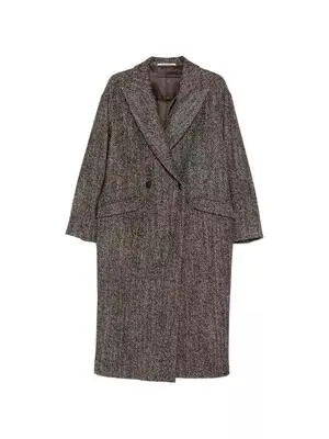 Tagliatore Linden Herringbone Double-breasted Coat