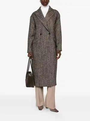 Tagliatore Linden Herringbone Double-breasted Coat
