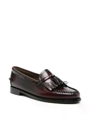 G.H.BASS Esther Kiltie Tassels Loafers - Red