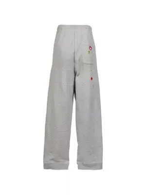 Mihara Yasuhiro Price-tag Sticker Printed Sweat Pants - Grey