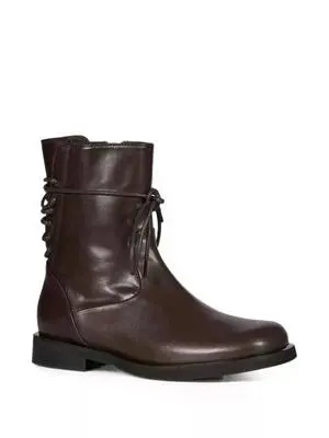 POEVE Lace-up Ankle Boots