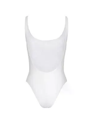 Moschino Teddy Bear One-piece Swimsuit - White
