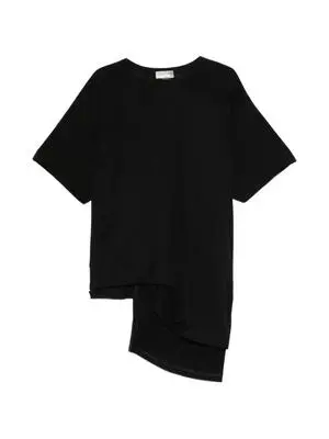Yohji Yamamoto Asymmetric Draped T-shirt