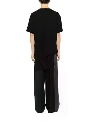 Yohji Yamamoto Asymmetric Draped T-shirt