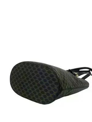 Celine 1998 Macadam Coated Canvas Tote Bag