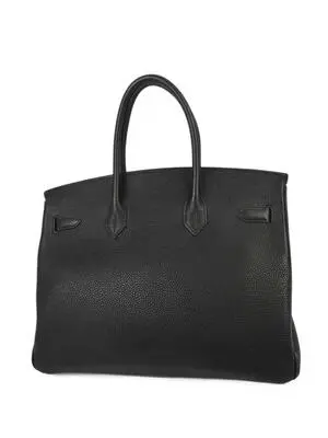 Hermès 2003 35 Birkin Togo Tote Bag - Black