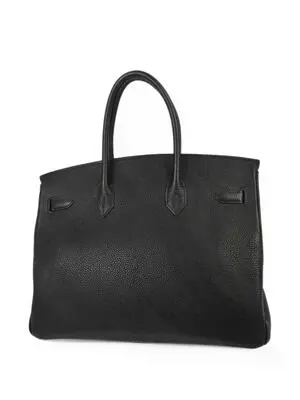 Hermès 2003 35 Birkin Togo Tote Bag - Black