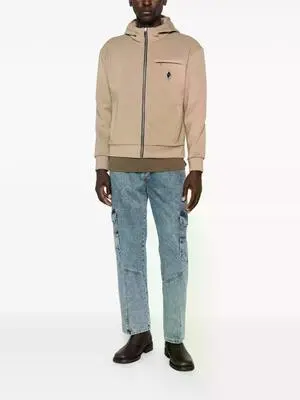 YES LONDON Logo-patch Hooded Jacket