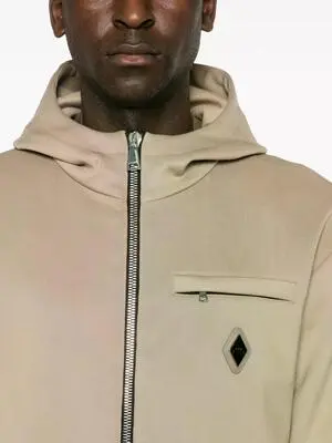 YES LONDON Logo-patch Hooded Jacket