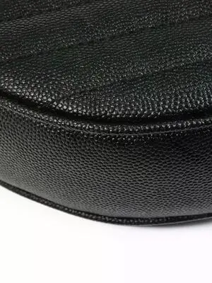 Saint Laurent Vinyle Chevron-quilted Shoulder Bag