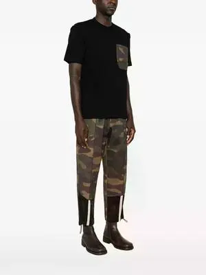 YES LONDON Camouflage-print Pocket T-shirt
