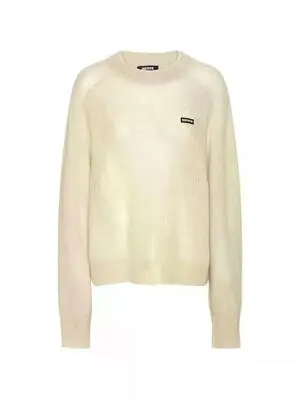 ROTATE BY BIRGER CHRISTENSEN Logo-patch Raglan-sleeve Sweater