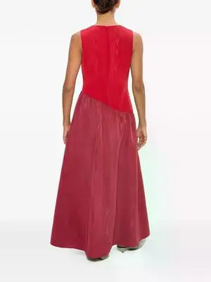 SIMONMILLER Laurel Moiré Midi Dress