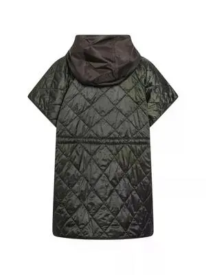 Max Mara Water-repellent Twill Padded Gilet Mud