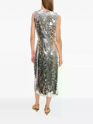 SIMONMILLER Baz Sequin-embellished Midi Dress