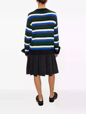SIMONMILLER Pip Poplin Striped Midi Dress