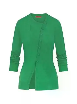 SIMONMILLER Ada Asymmetrical Cardigan - Green