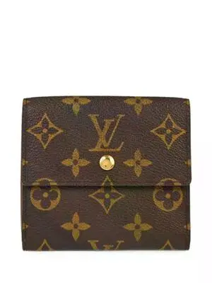 LOUIS VUITTON Porte Monnaie Billet Cartes Credit Wallet - Brown