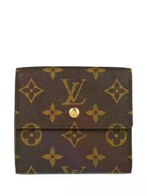 LOUIS VUITTON Porte Monnaie Billet Cartes Credit Wallet - Brown
