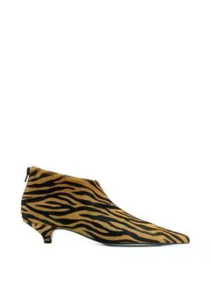 SIMONMILLER Arrow Calf-hair Ankle Boots - Brown
