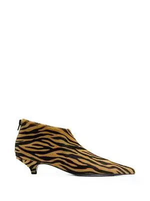SIMONMILLER Arrow Calf-hair Ankle Boots - Brown