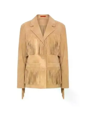 SIMONMILLER Mabel Fringe-trimmed Jacket