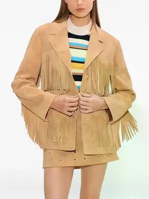 SIMONMILLER Mabel Fringe-trimmed Jacket