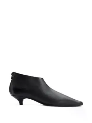 SIMONMILLER Arrow Leather Ankle Boots - Black