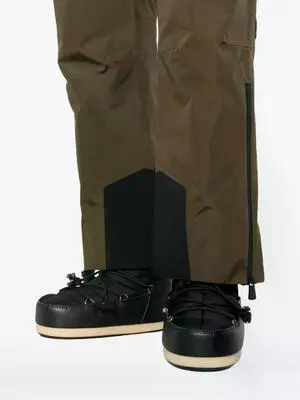 Moncler Logo-print Gore-tex Ski Pants - Green