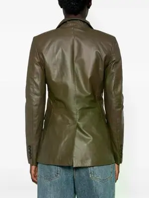 Tagliatore Leather Single-breasted Jacket