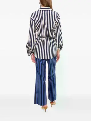 SIMONMILLER Pia Striped Poplin Trousers