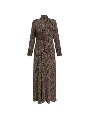 P.a.r.o.s.h Polka-dot Maxi Dress