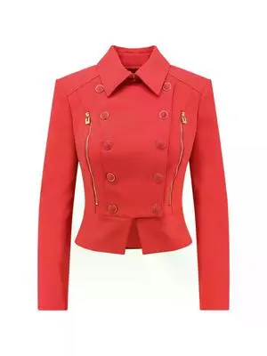Elisabetta Franchi Double-breasted Peplum Jacket