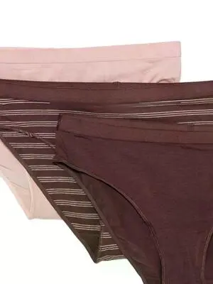 Marc O'polo Striped Cotton-blend Briefs