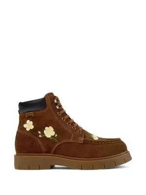 Camper Alaro Twins Floral-embroidered Boots