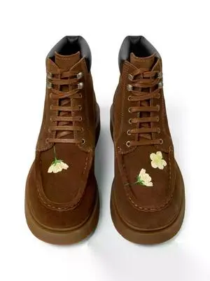 Camper Alaro Twins Floral-embroidered Boots
