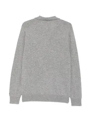 MC2 SAINT BARTH Cashmere Polo-collar Sweater