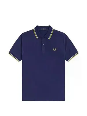 Fred Perry M3600 Twin-tipped Polo Shirt - Blue