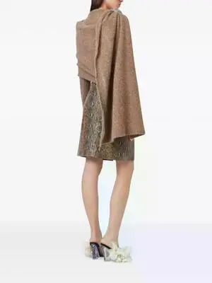 Giuseppe Di Morabito Crystal-embellished Draped Sweater