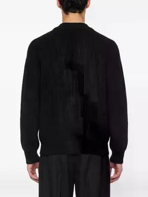 Comme Des Garçons Zip-fastening Knitted Cardigan