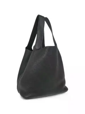 Hermès 2017 22 Picotin Lock Taurillon Clemence Shoulder Bag - Black